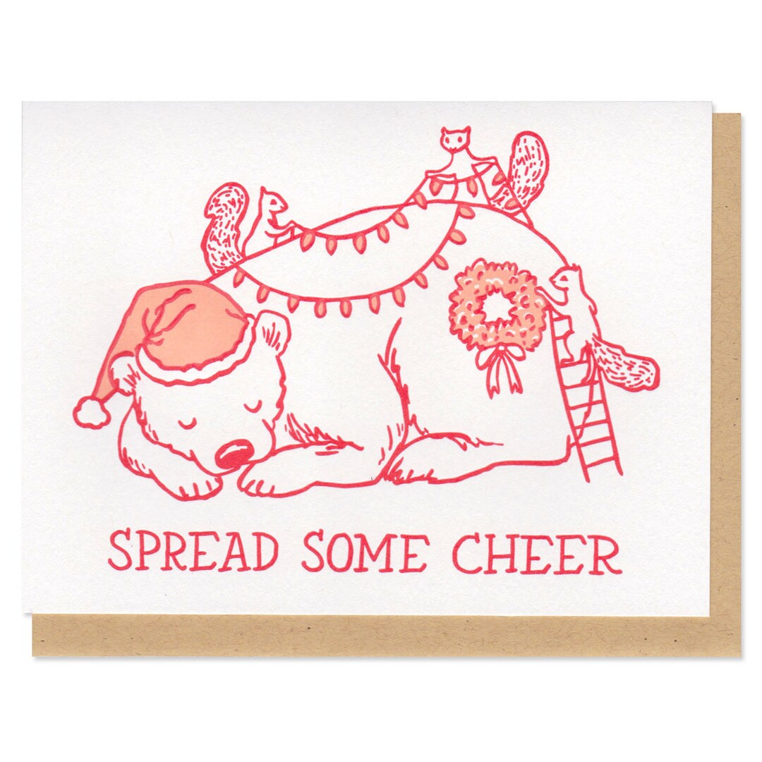 Spread Some Cheer Greeting Card Boxed Set of 6 - Etsy