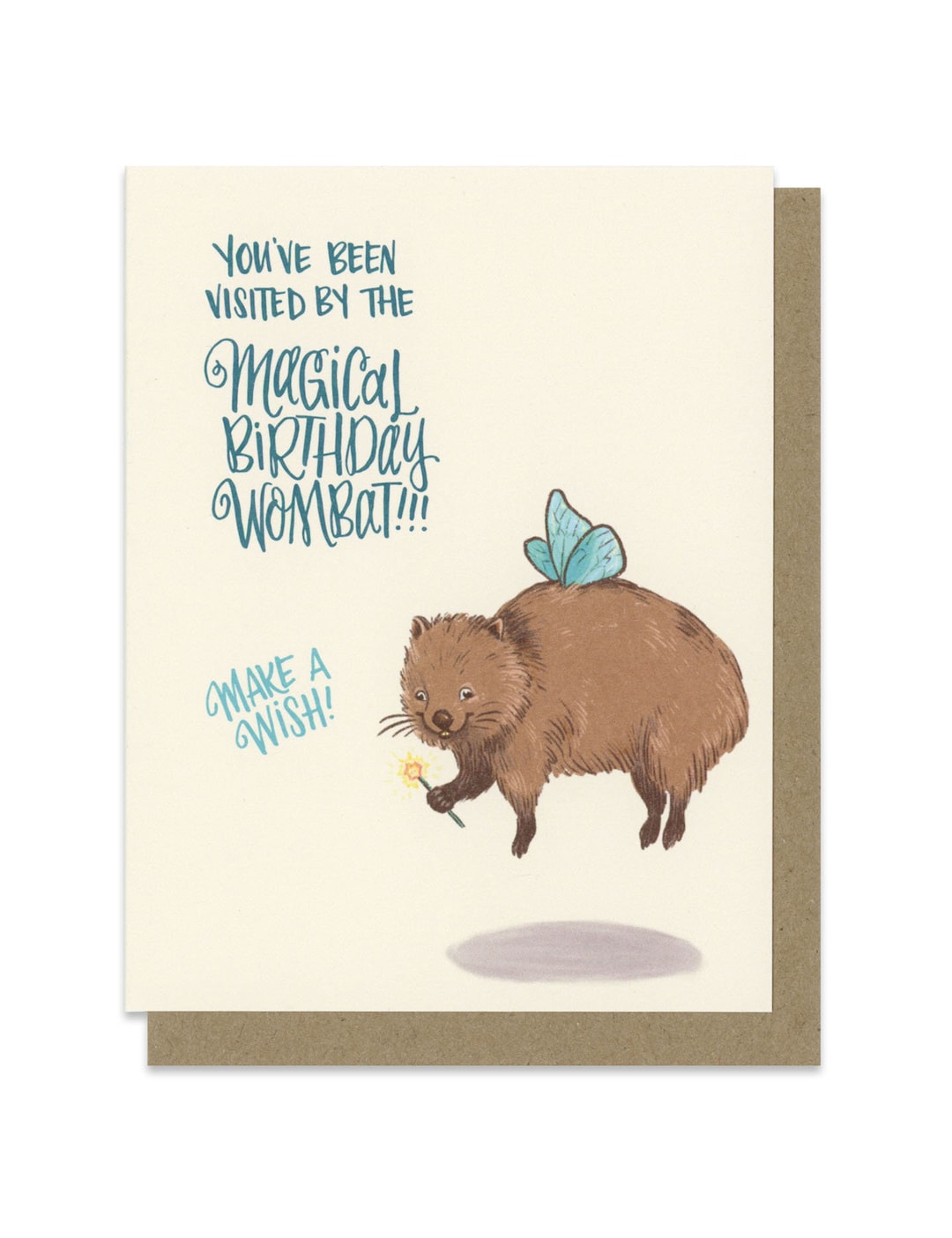 Birthday Wombat Greeting Card - Etsy