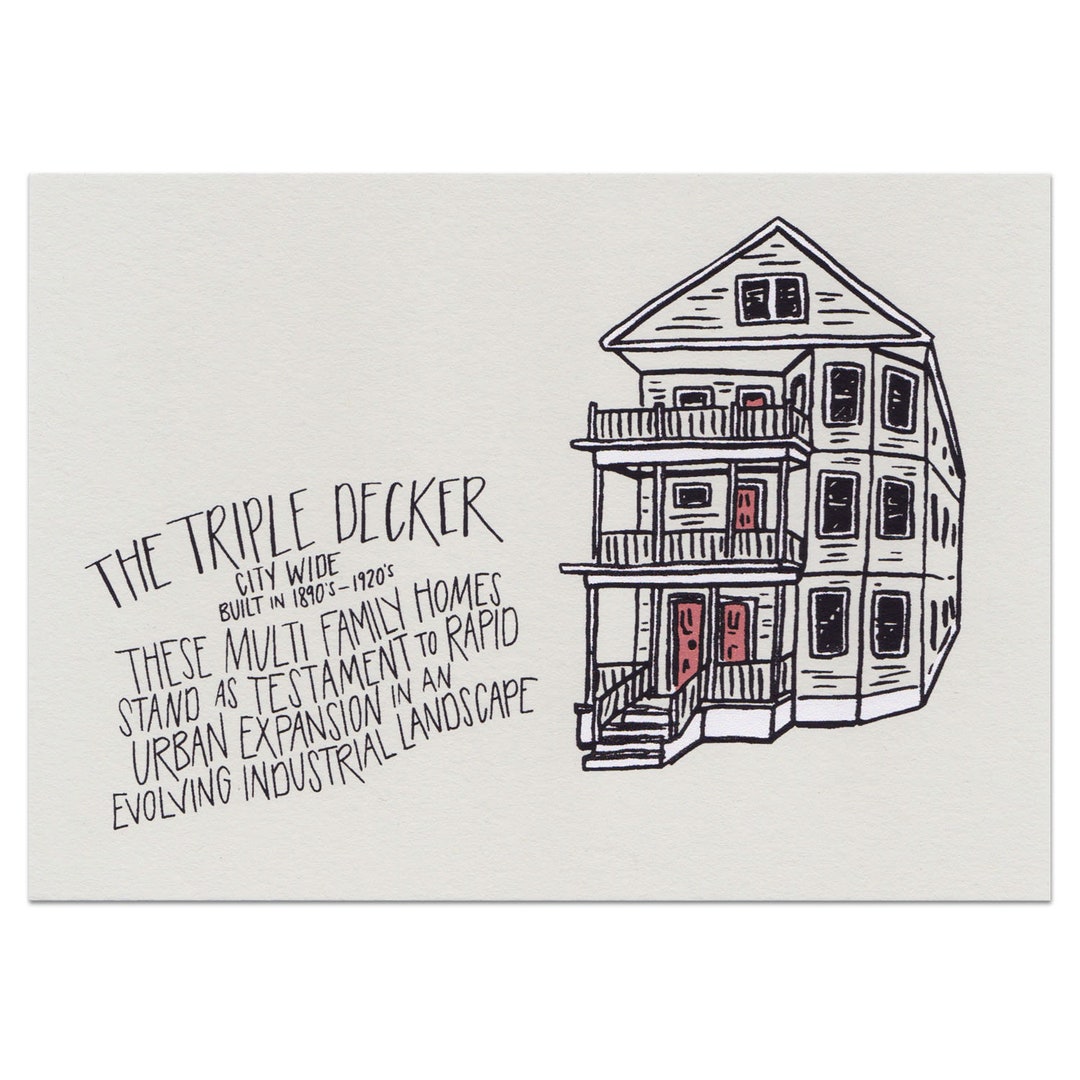 The Triple Decker Print - Etsy