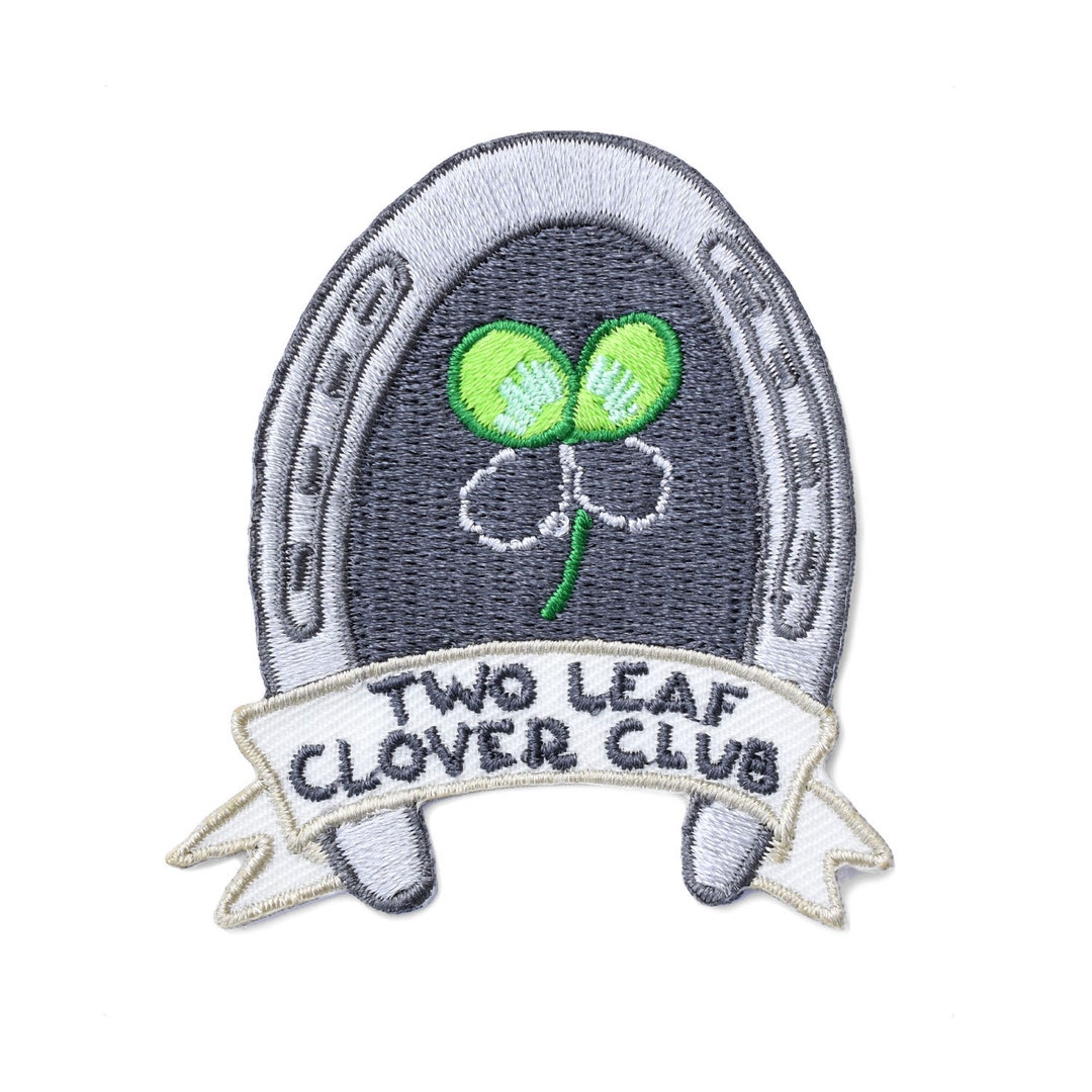 Two Leaf Clover Club Patch - Etsy