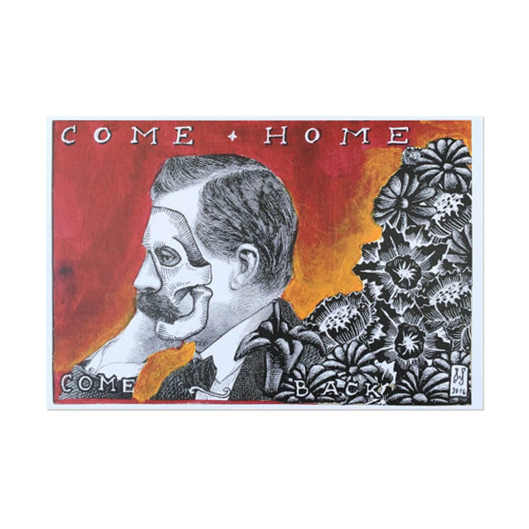 Come Home. Come Back Postcard - Etsy