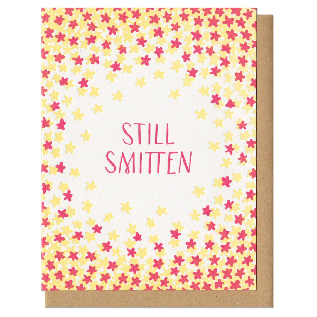 Still Smitten Greeting Card - Etsy