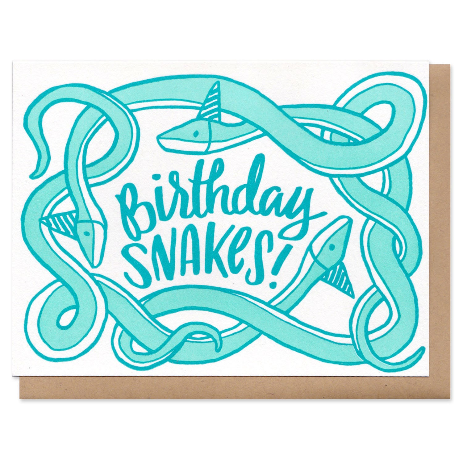 Birthday Snakes! Greeting Card - Etsy