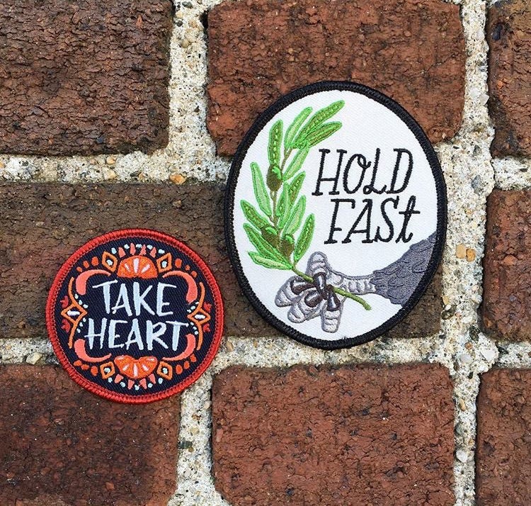 Hold Fast Eagle Claw and Olive Branch Patch | Etsy