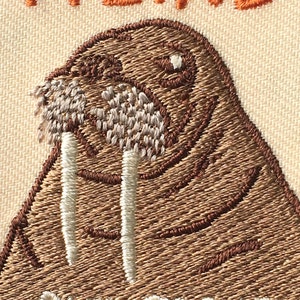 Weird...but IDGAF Walrus Patch - Etsy