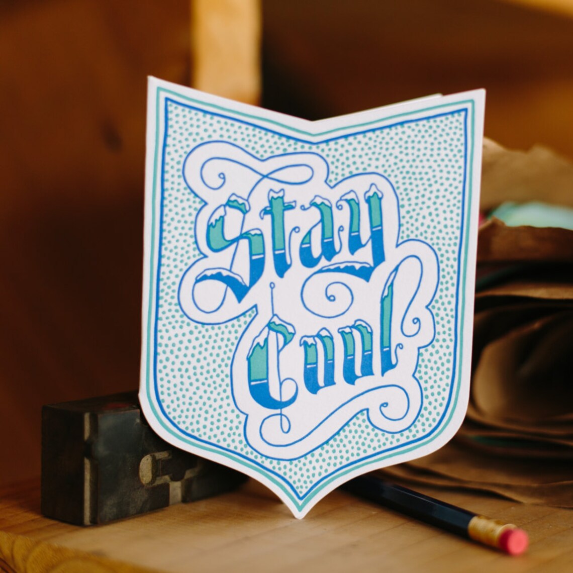 Stay Cool Greeting Card | Etsy
