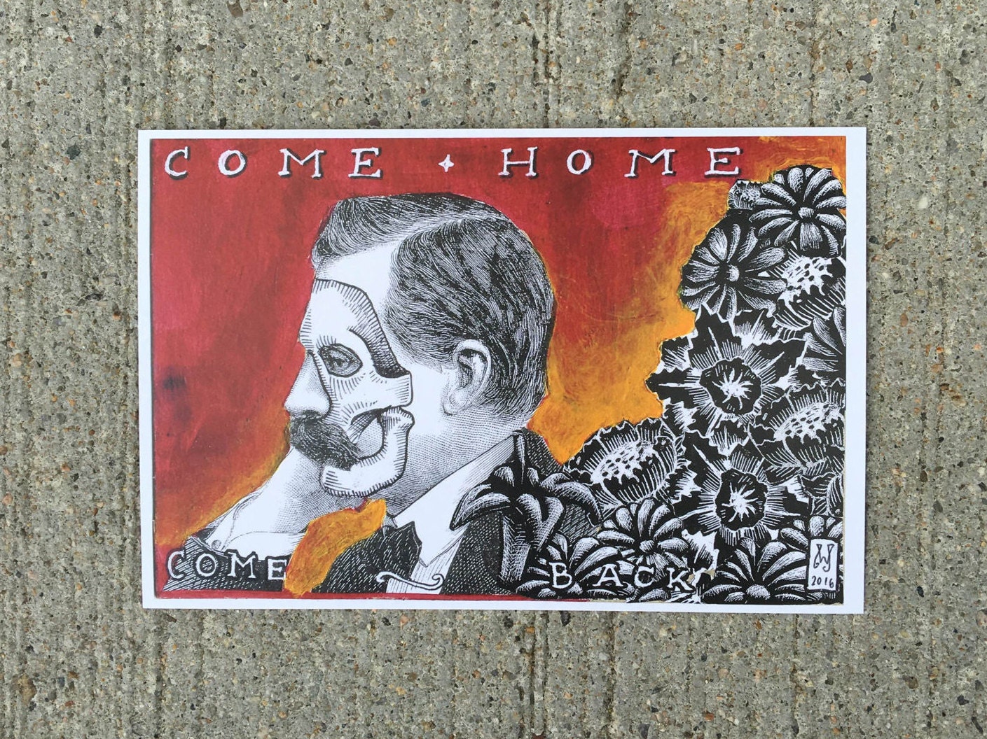 Come Home. Come Back Postcard - Etsy