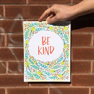 Be Kind Print - Etsy