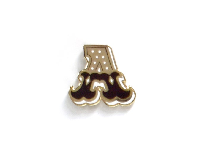 Pink Enamel Initial Pin - Initial, Hashtag or Ampersand - Etsy Canada