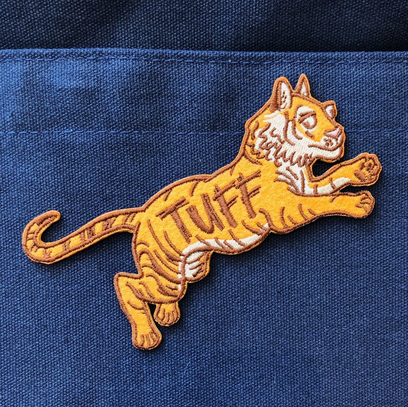 Tuff Tiger Patch - Etsy