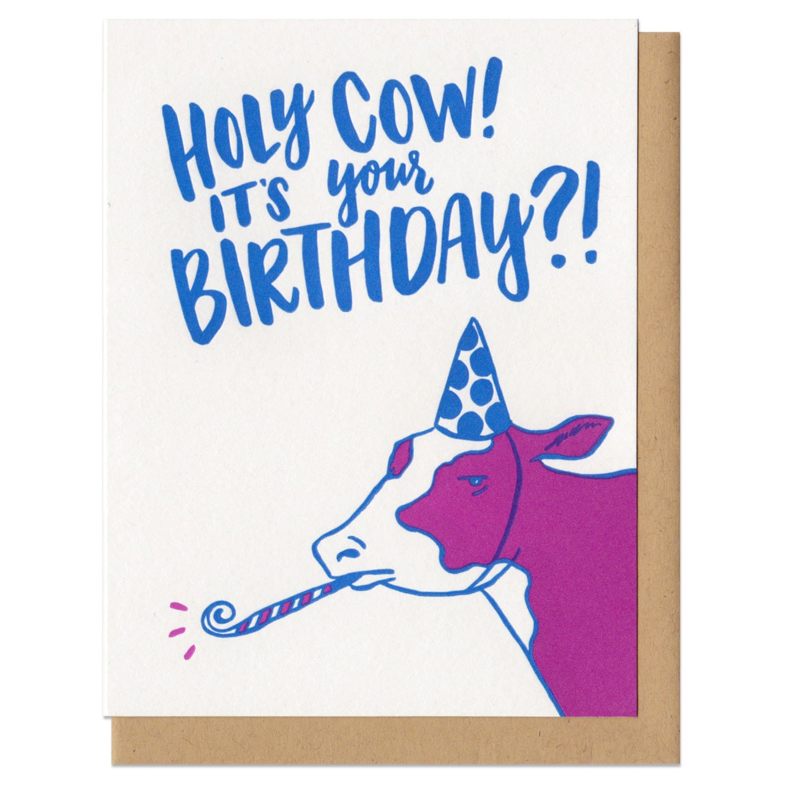 Holy Cow! It's Your Birthday?! Greeting Card - Etsy