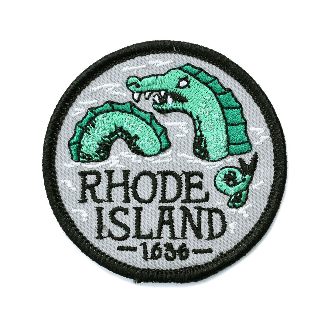Rhode Island Sea Serpent Patch - Etsy