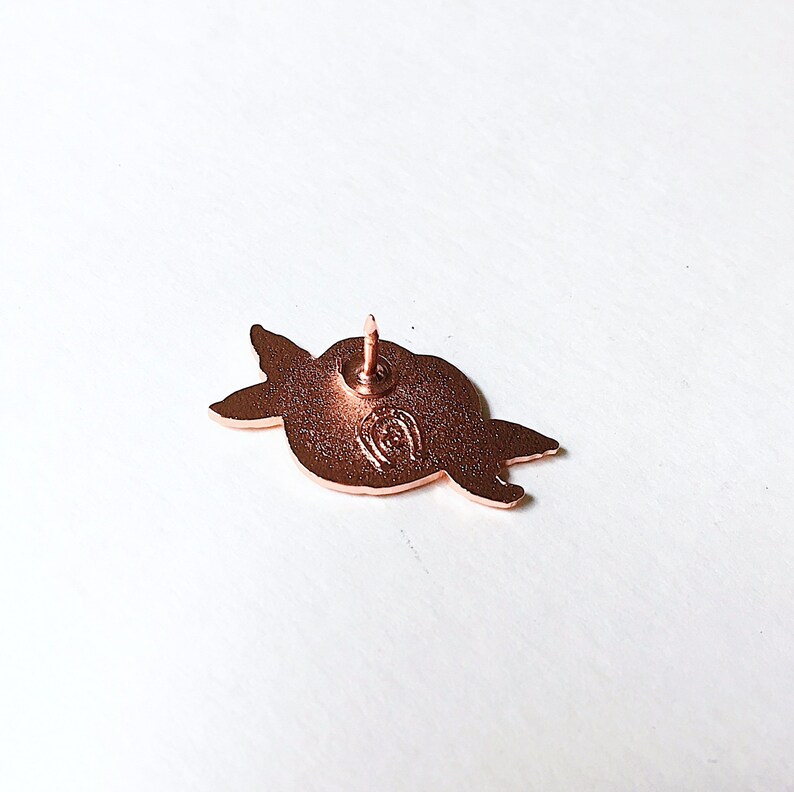 Desert Rose Enamel Pin 1 Hard Enamel Rose Gold Red And Etsy