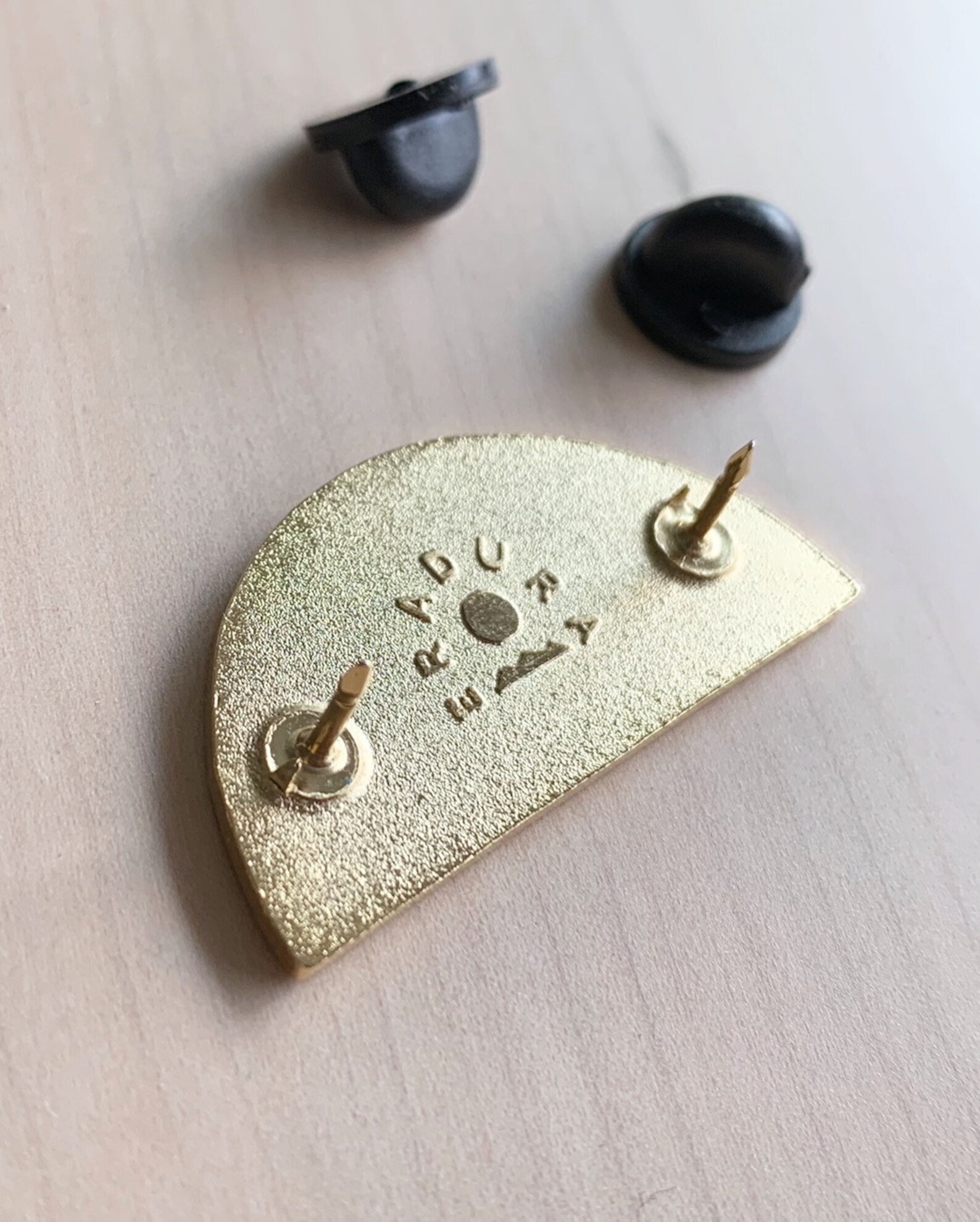Sundown Enamel Pin 1.5 Hard Enamel Pin in Gold Finish. | Etsy