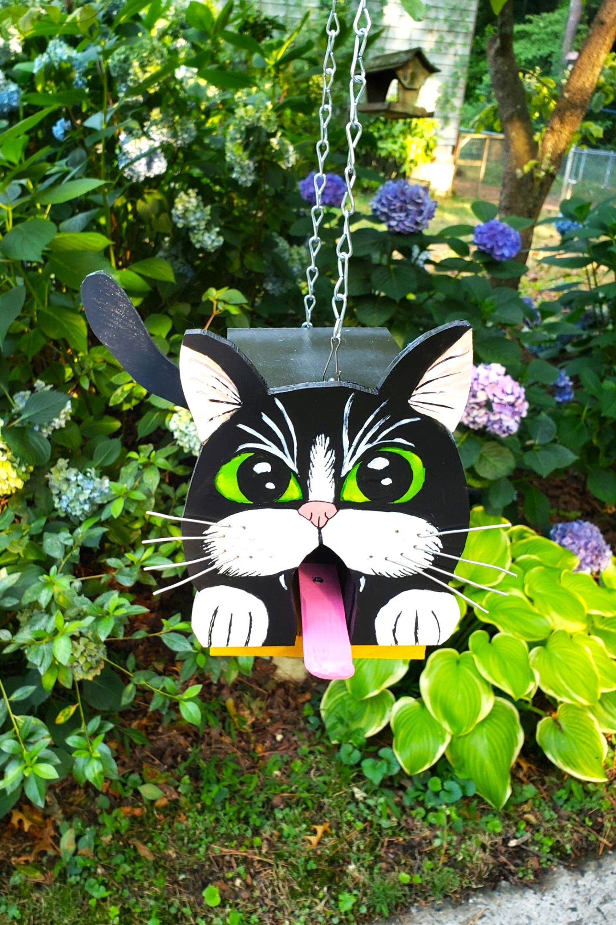 Cat Birdhouse - Etsy