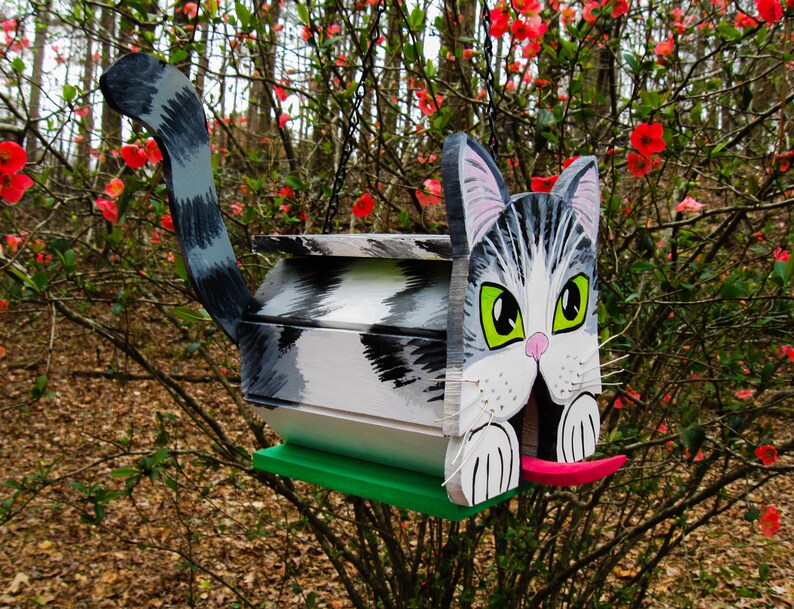 Cat Birdhouse - Etsy