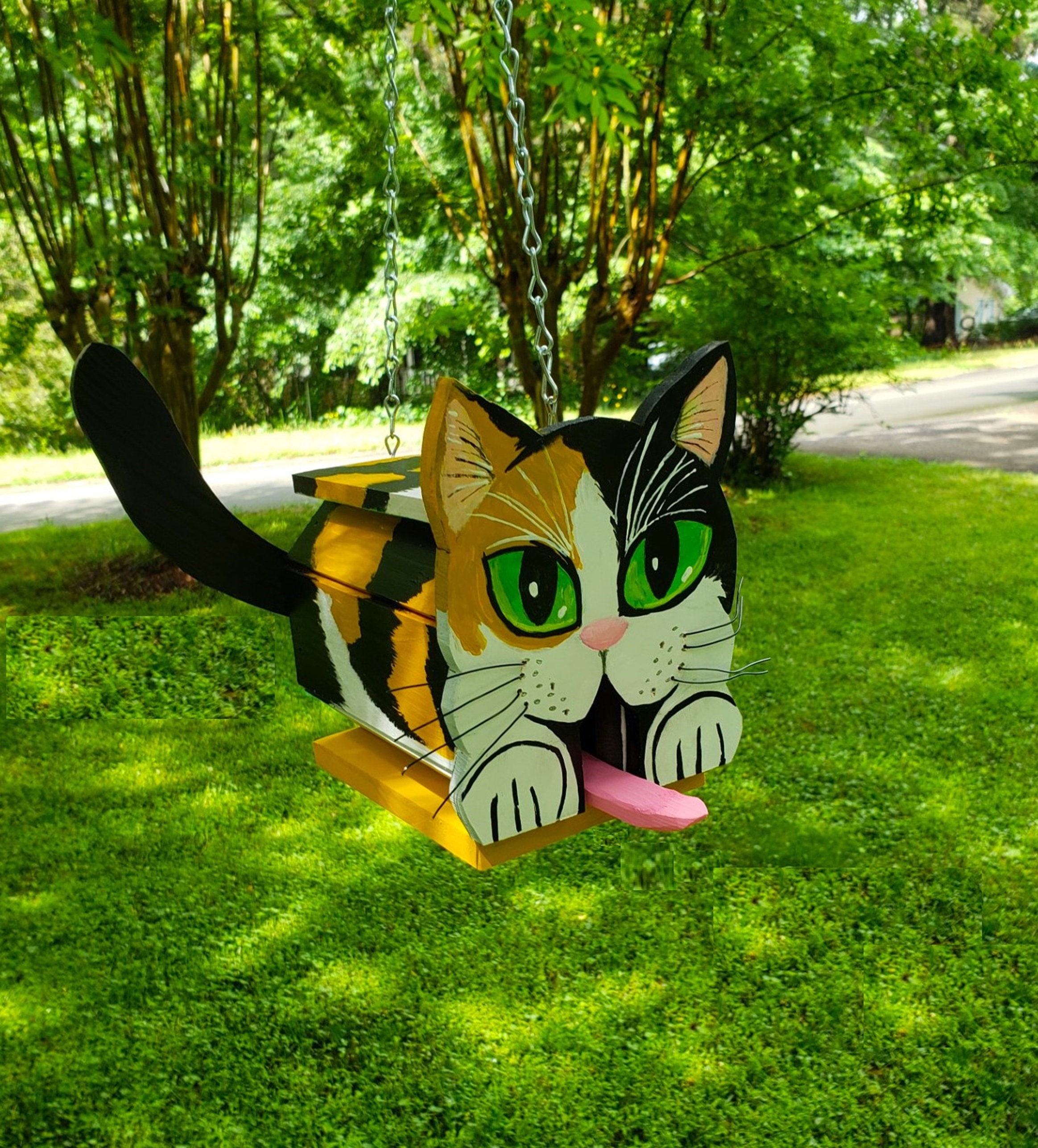 Cat Birdhouse - Etsy