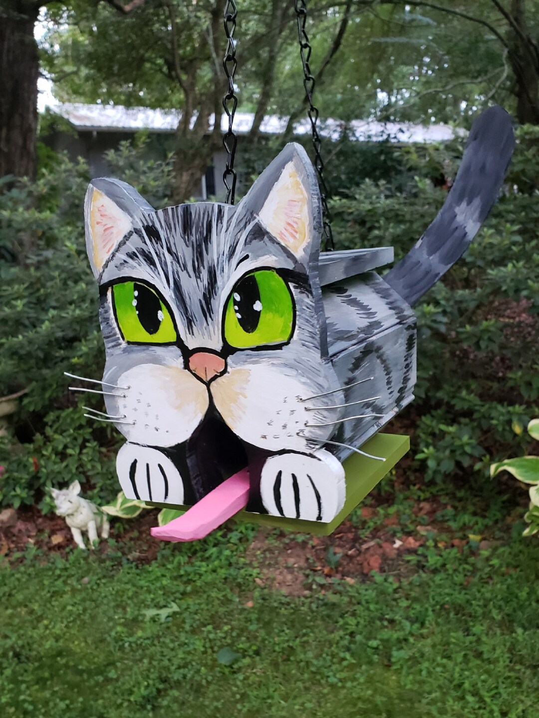 Cat Birdhouse - Etsy