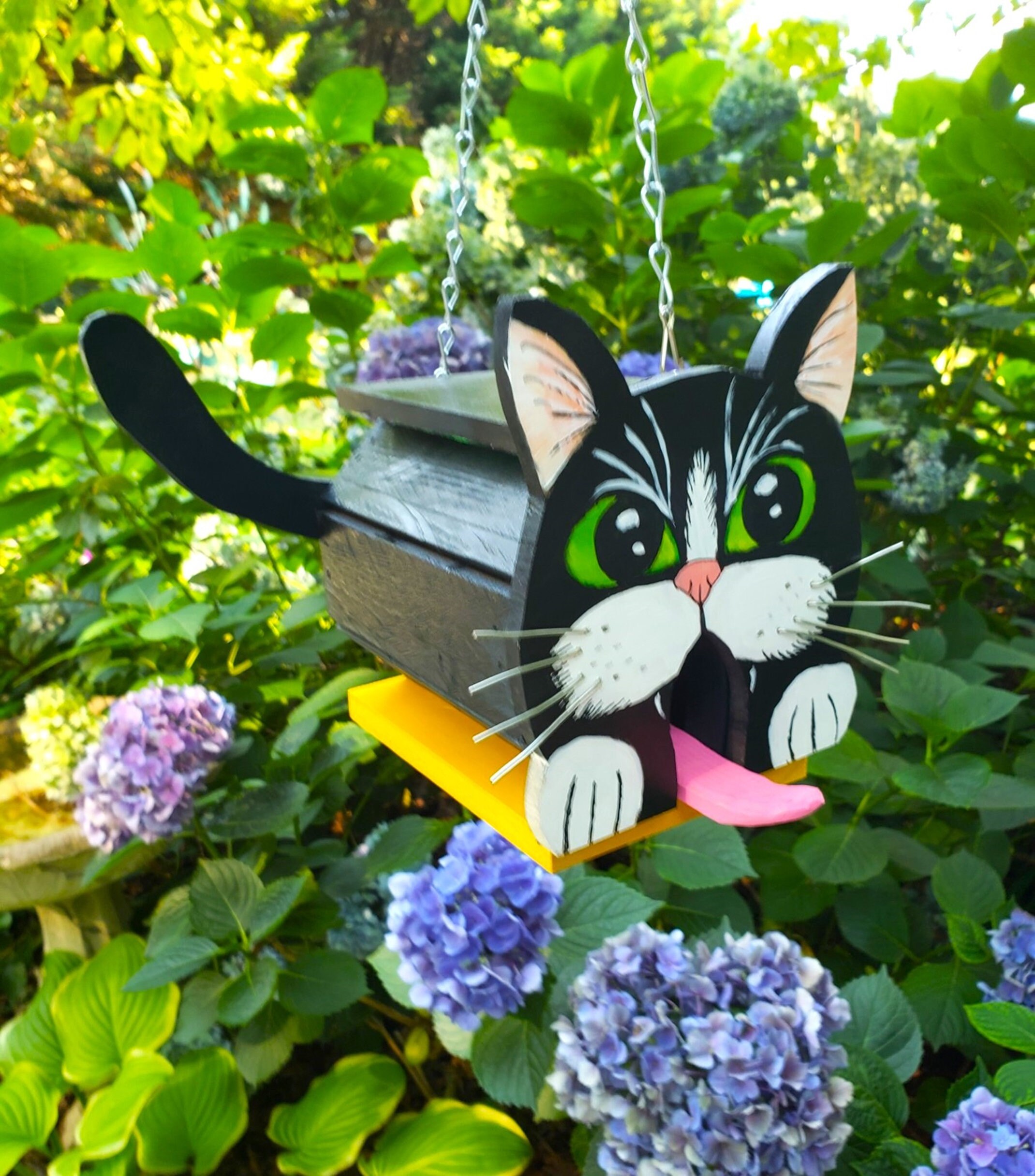 Cat Birdhouse - Etsy