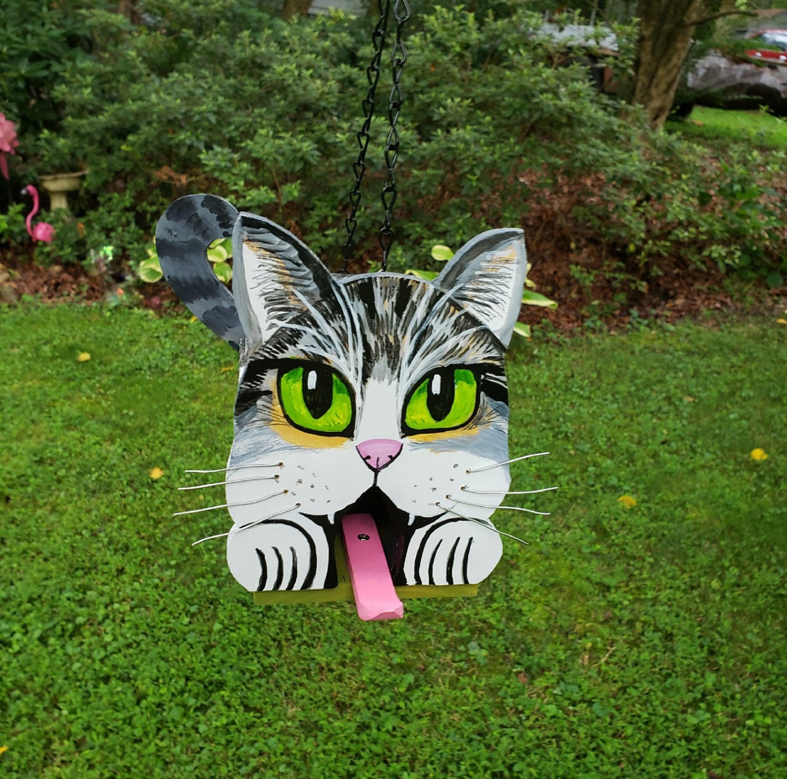 Cat Birdhouse - Etsy