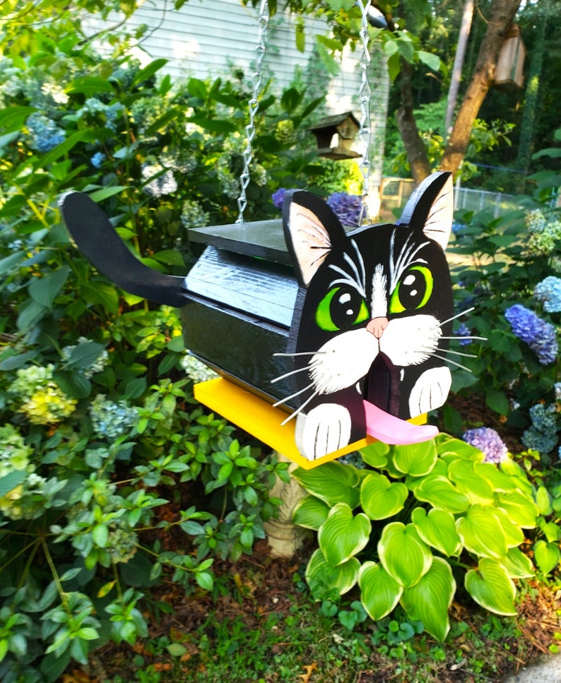 Cat Birdhouse - Etsy