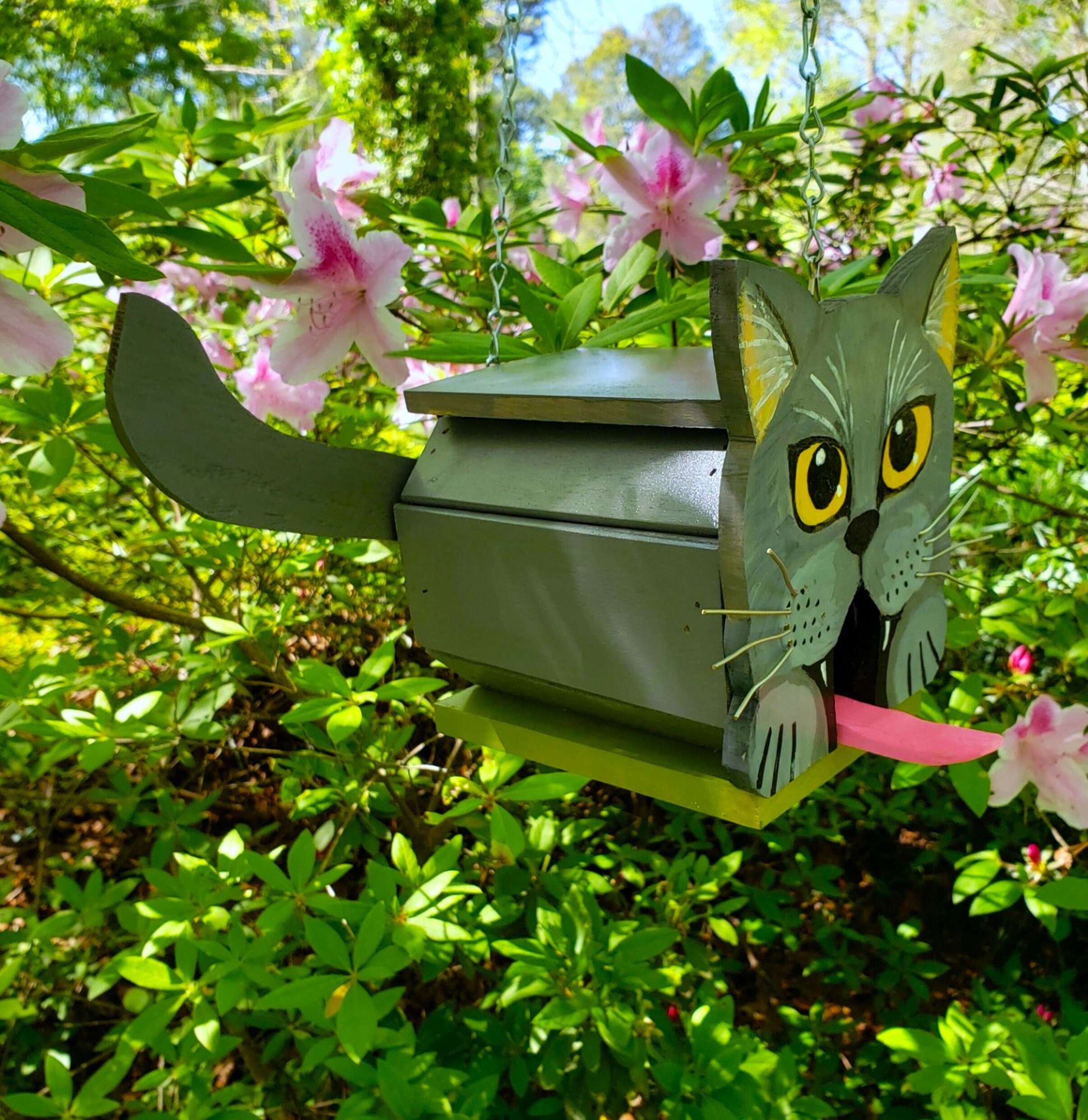 Cat Birdhouse - Etsy