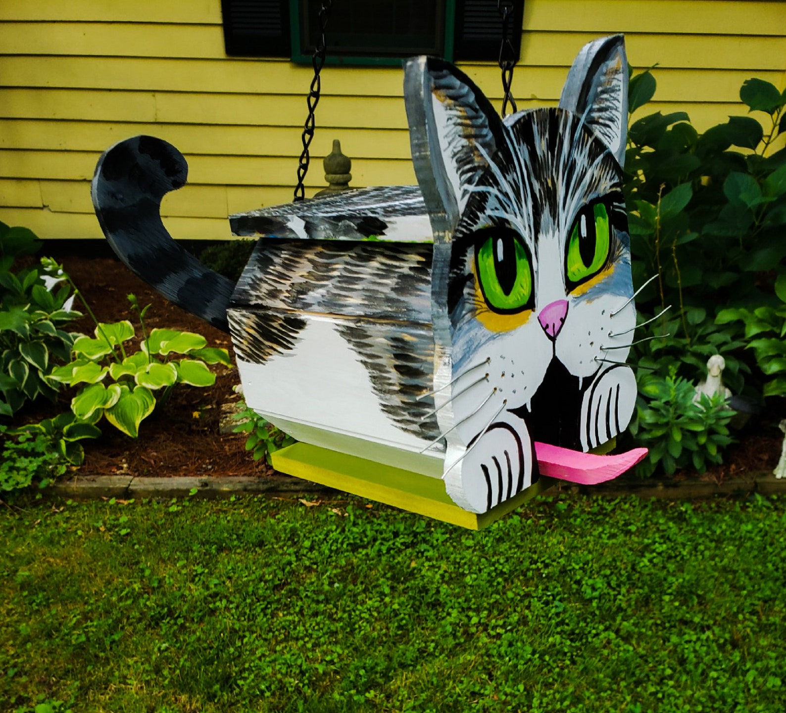 Cat Birdhouse - Etsy