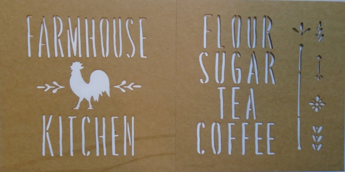 Value Kraft Decoart Farmhouse Kitchen 8 X 8 2 - Etsy