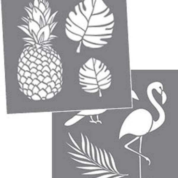 Tropical Stencils - Etsy