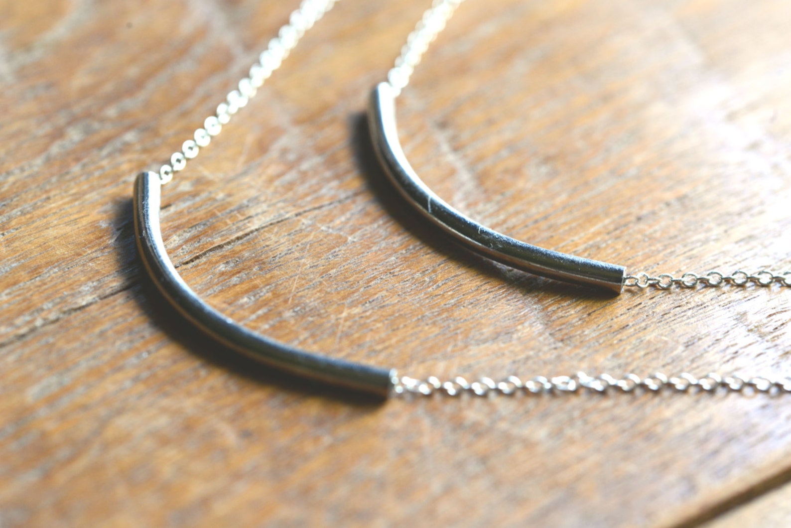 Silver Double Strand Necklace Layer | Layered Necklaces for Women ...