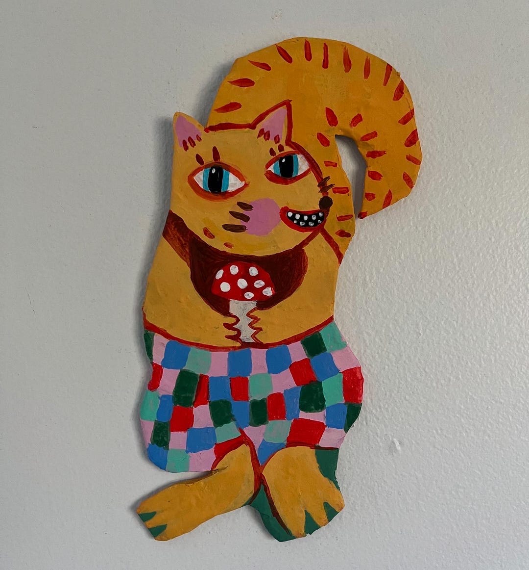 Paper Mache Squirrel - Etsy