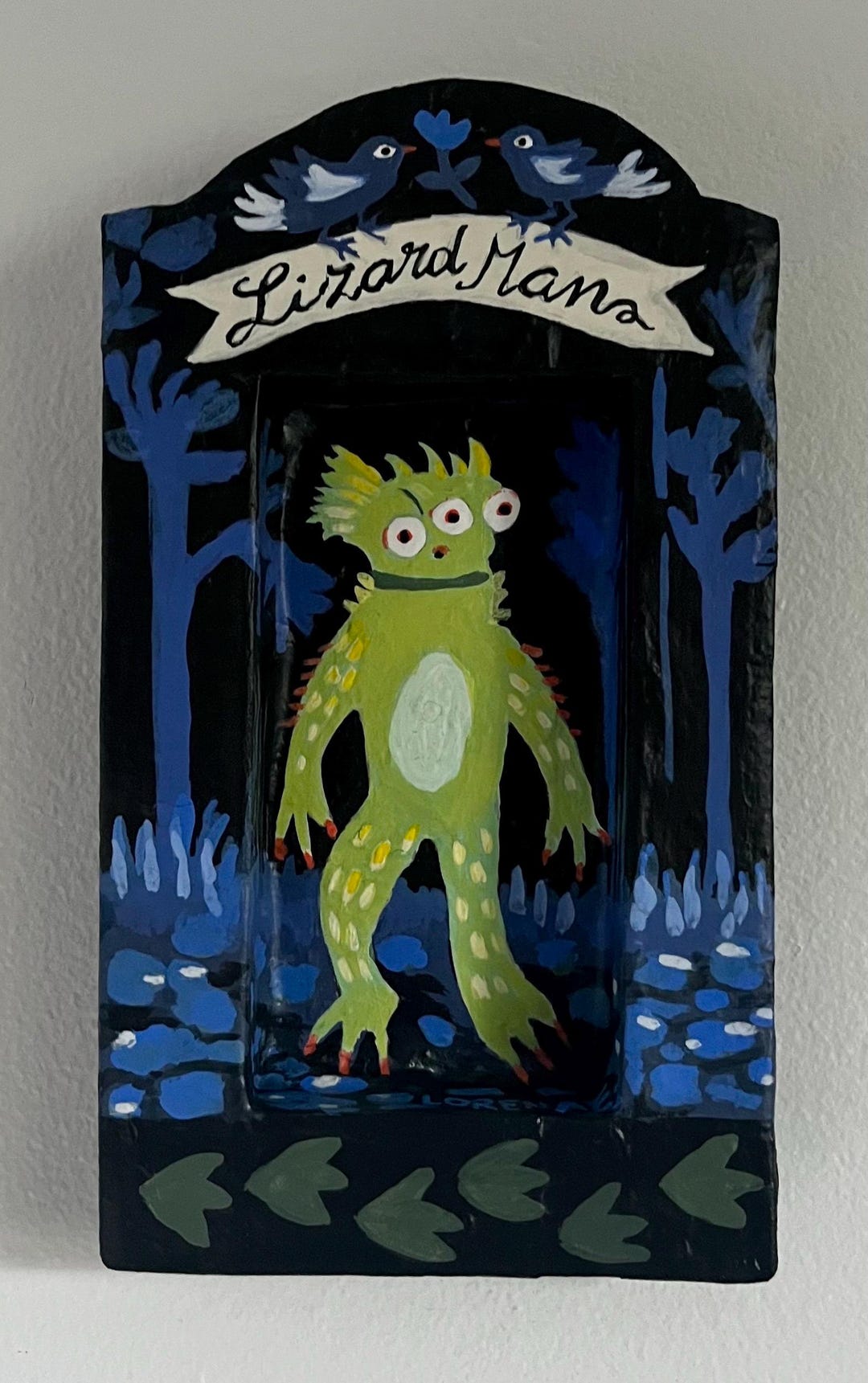 Lizard Man • Paper Mache Art - Etsy