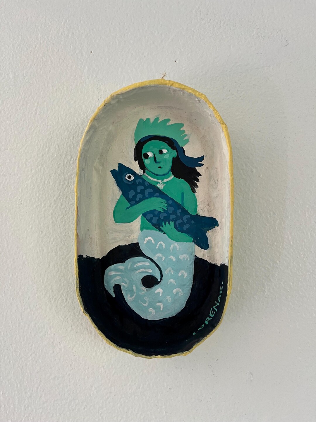 Mermaid • Paper Mache Art - Etsy