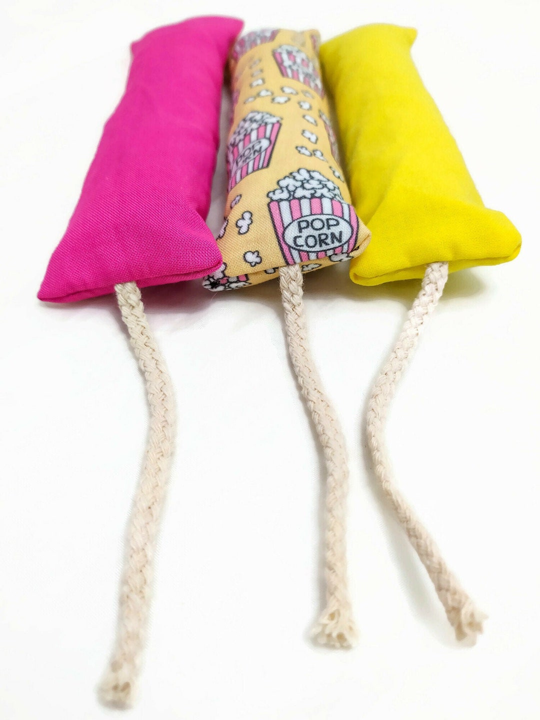 Organic Cat Toys Stinky Stick popcorn Collection Set of 3 Natural Cat ...