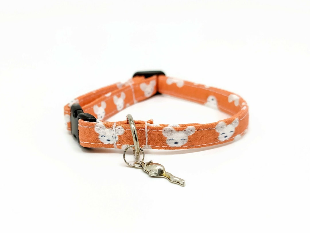 Cat Collar Breakaway mice Safety Cat Collar Fun Cat Collar Soft Cotton ...