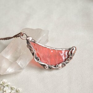 Red Moon Necklace, Blood Moon, Statement Jewelry, Celestial Jewlery ...