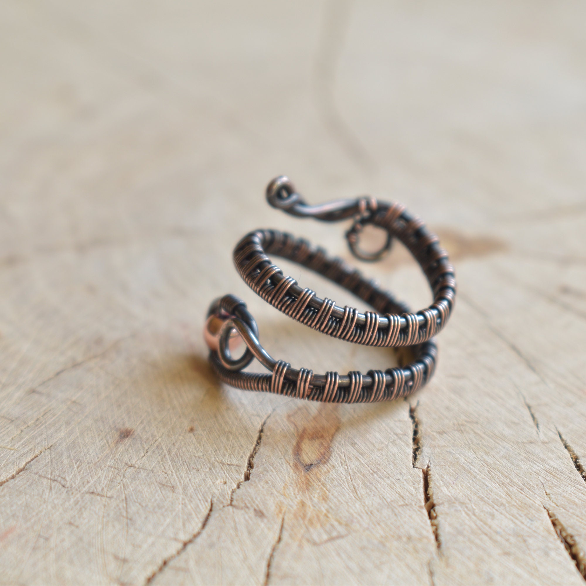 Rose Gold Hematite Ring, Arthritis Ring, 7th Anniversary Gift - Etsy