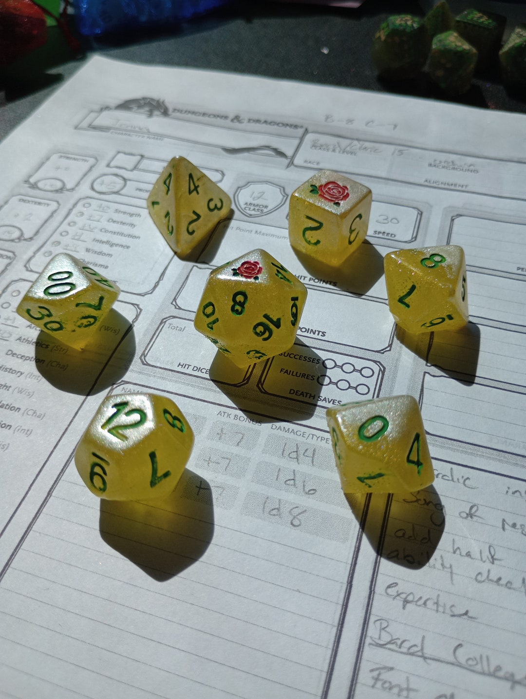 Dandelion Dream Dice - Etsy