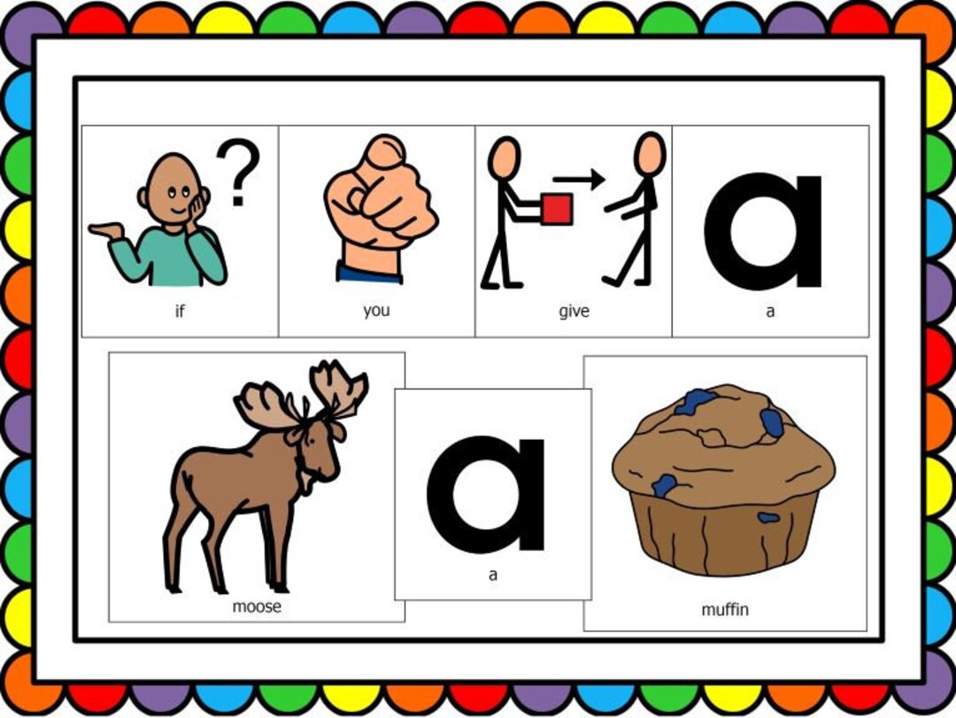 If You Give a Moose a Muffin Sequencing - Etsy