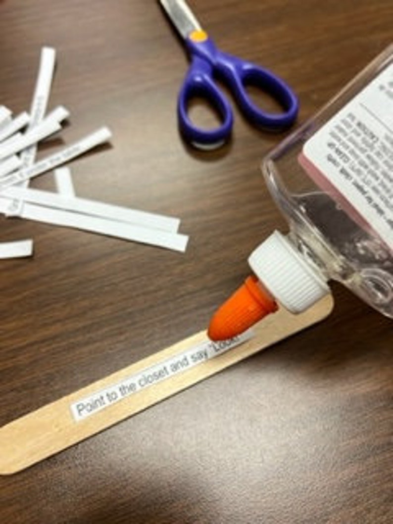 Following 2-step Directions (popsicle Sticks) - Etsy