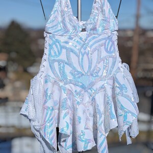 Icy Prism Sequin Fairy Dress Made to Order Pixie Rave Dress - Etsy