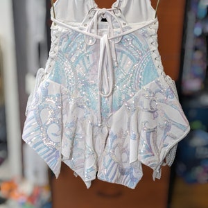 Icy Prism Sequin Fairy Dress Made to Order Pixie Rave Dress - Etsy