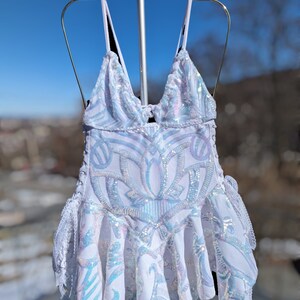 Icy Prism Sequin Fairy Dress Made to Order Pixie Rave Dress - Etsy