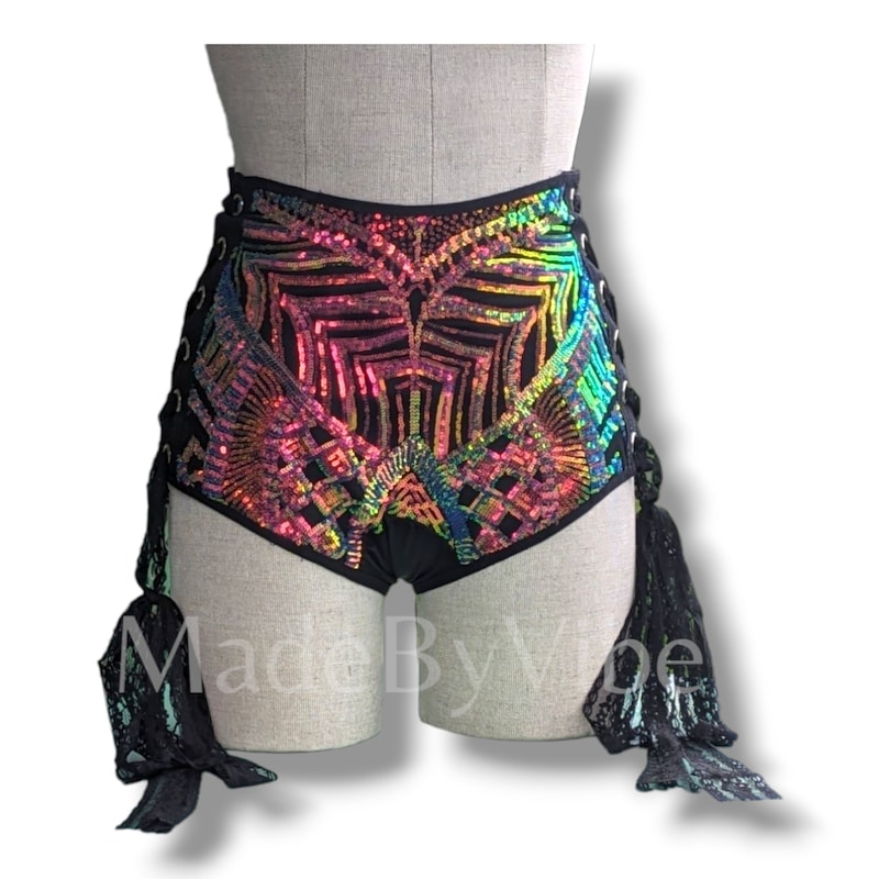 Sequined Shorts - Etsy