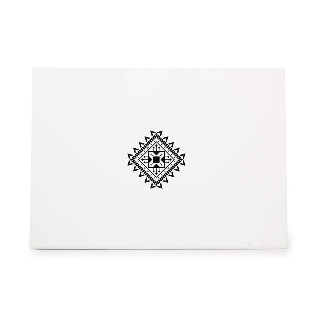 Aztec Native American Tribal Geometric Native American Rubber Stamp ...