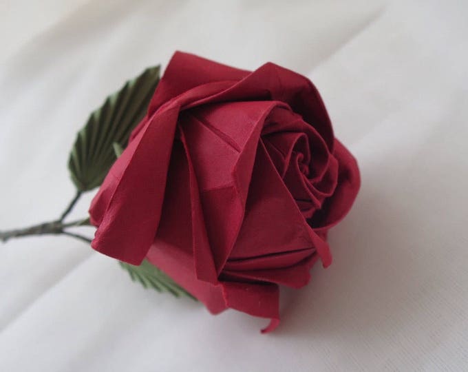 Single Wrapped Origami Rose - Etsy