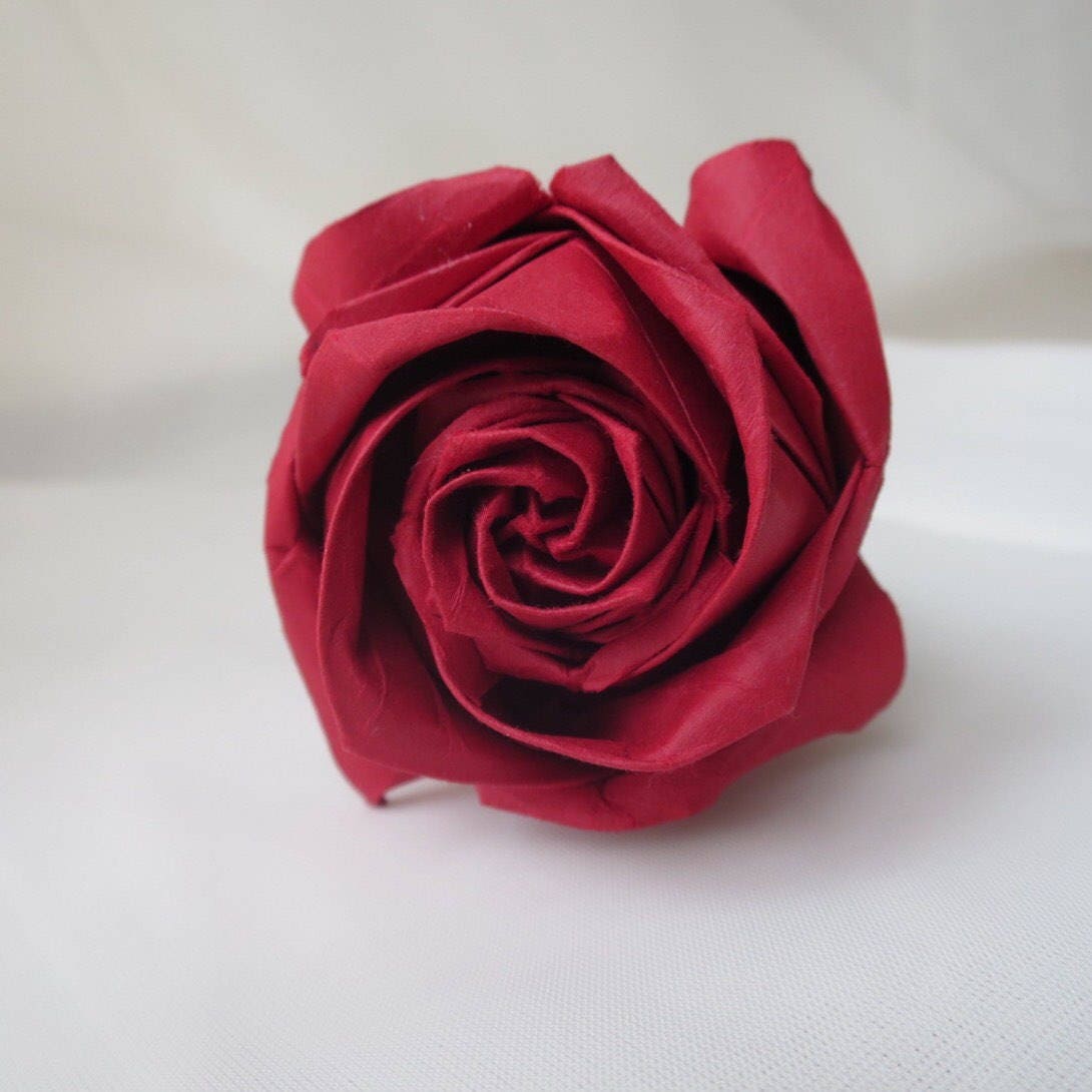 Single Wrapped Origami Rose | Etsy