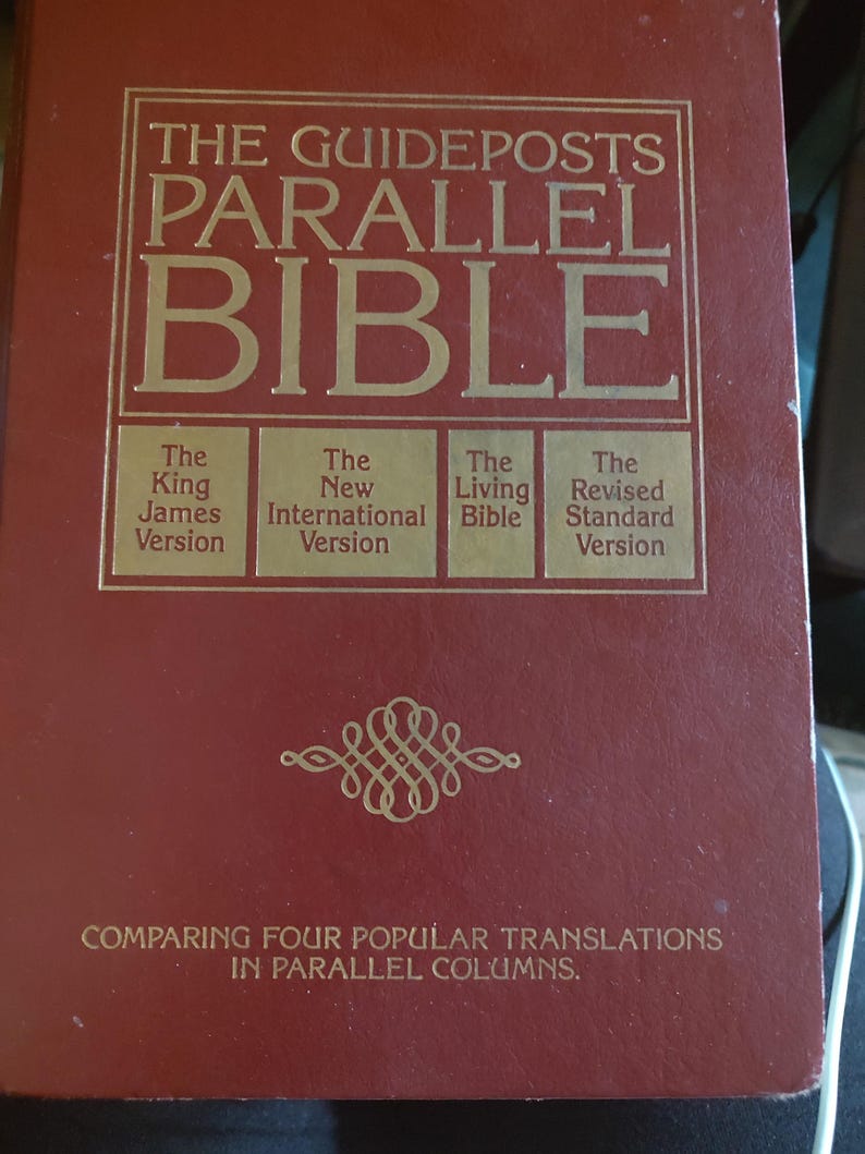 Half Off! Several Avaiable. Beautiful Guideposts Parallel BIBLE! 4 ...