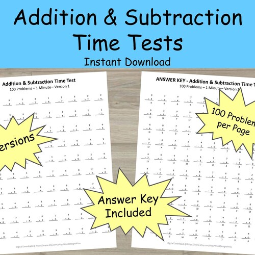 Addition and Subtraction Math Games Second Grade Math - Etsy