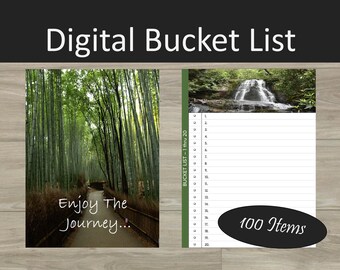 Goodnotes Bucket List - Etsy